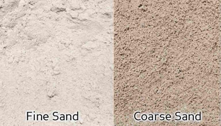 Coarse Sand vs Fine Sand Differences and Uses
